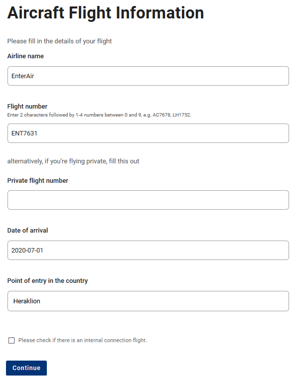 Instrukcja: Formularz do uzupełnienia przed podróżą do Grecji - PLF ...